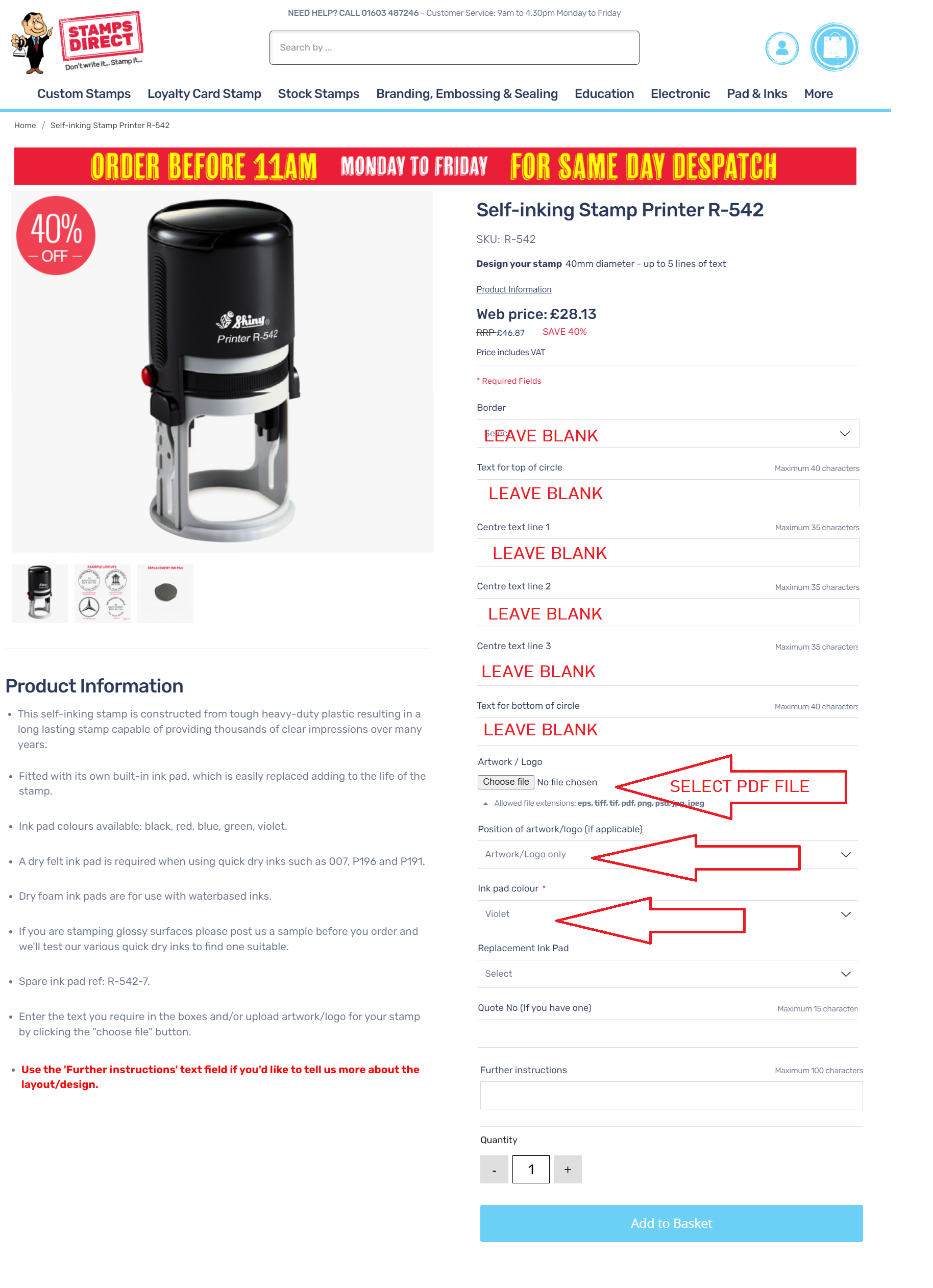 Ordering Stamps - CopyrightClaimServices